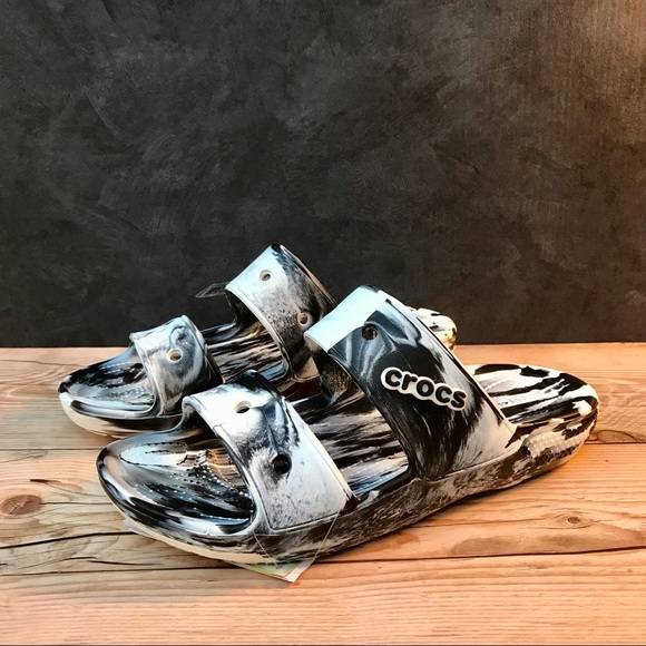CROCS | Shoes | Crocs Classic Marbled Sandal | Poshmark